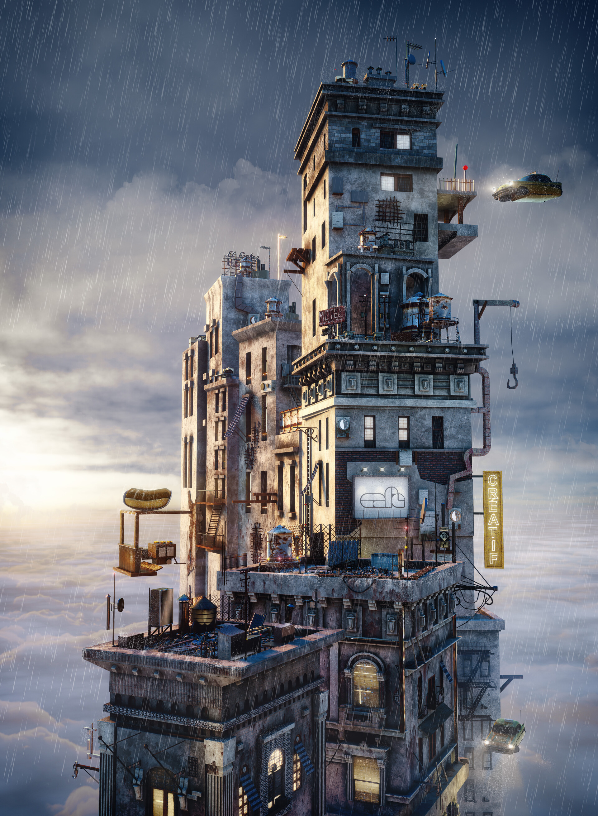 ArtStation - Futuristic city