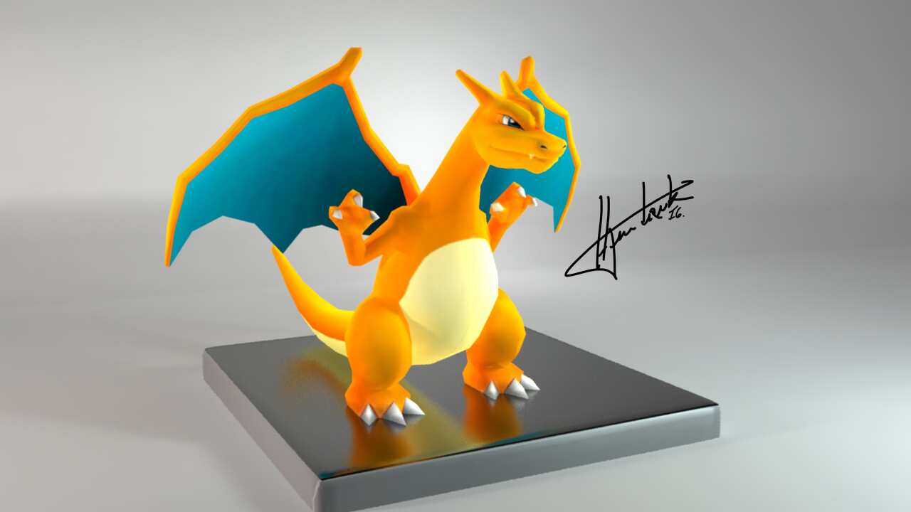 ArtStation - 3D Characters - 2015 Charizard Light
