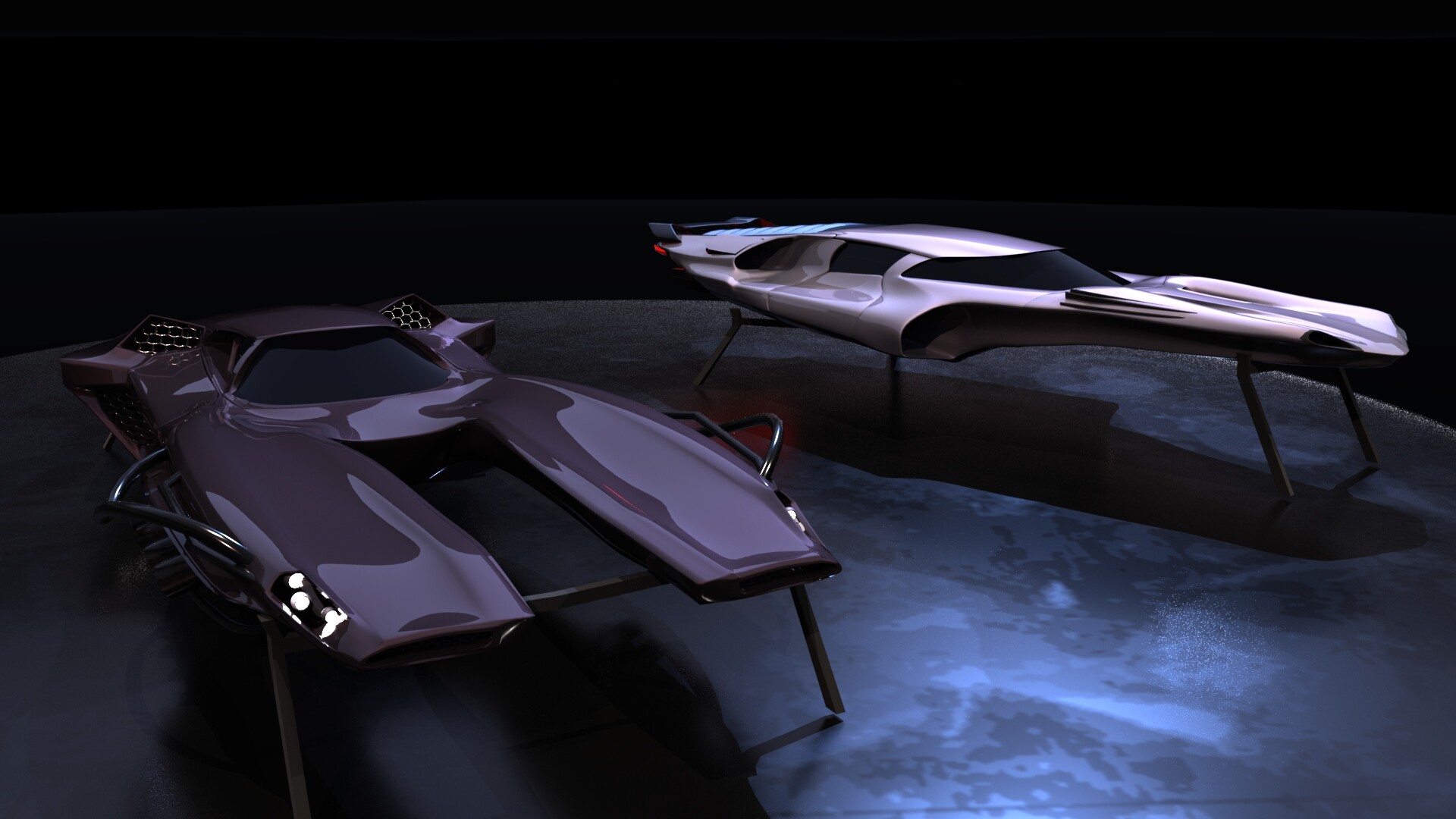 Simon Guivaudon - SCI-Fi Spaceships Concept 3D Model