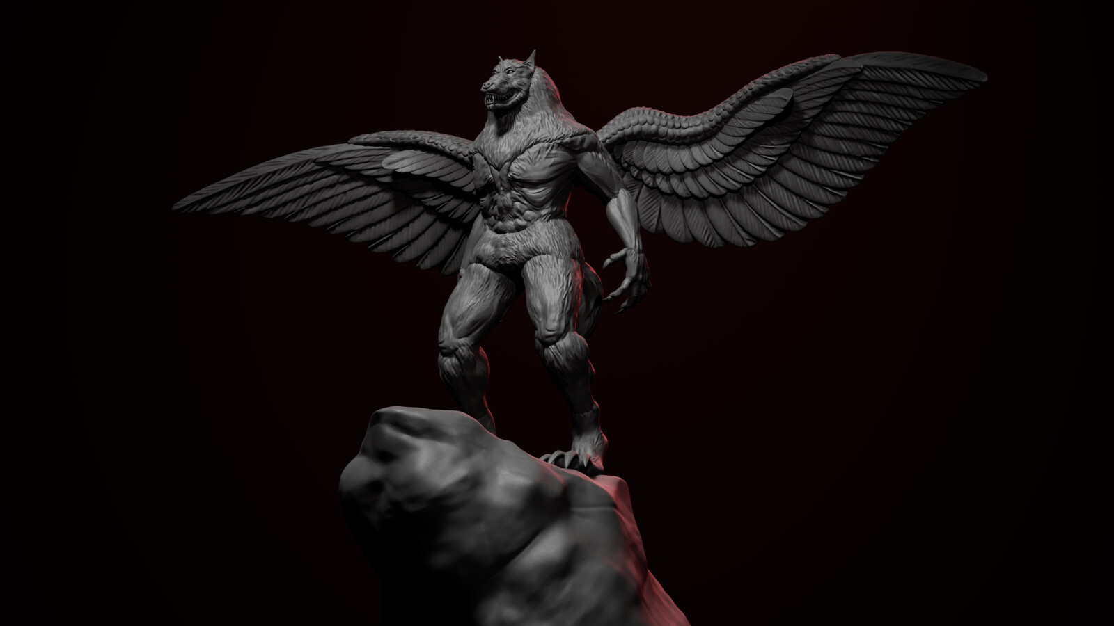 Danila Bodashevskyi - Werewolf Sculpt