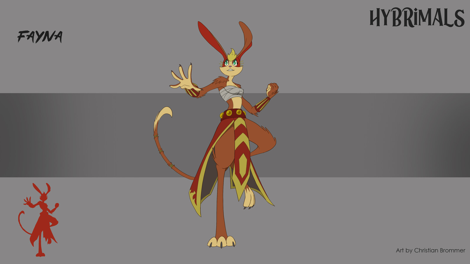 Christian Brommer - Hybrimals characters (Fayna)