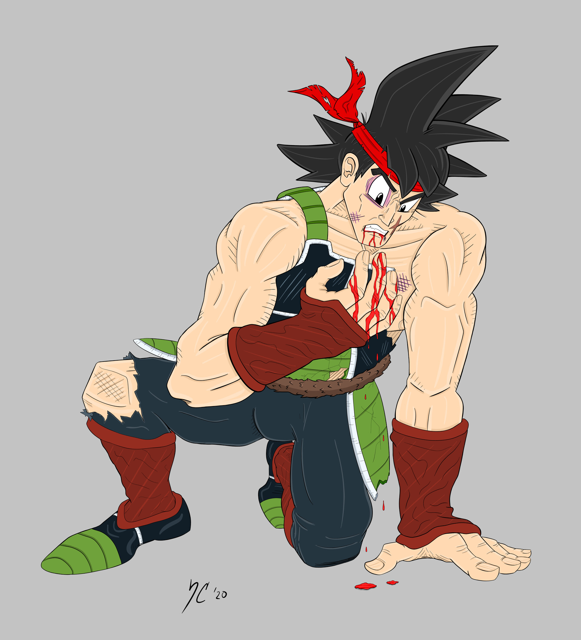 dragon ball z coloring pages bardock father