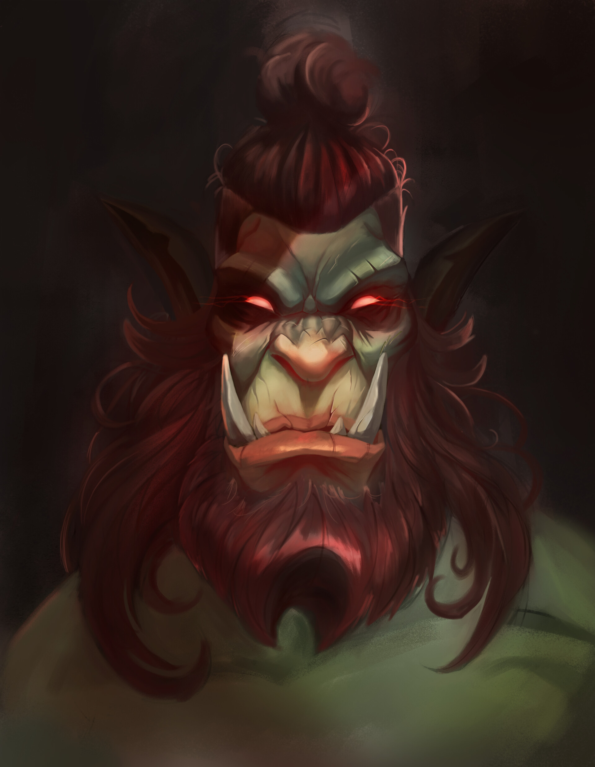 ArtStation - Orc portrait