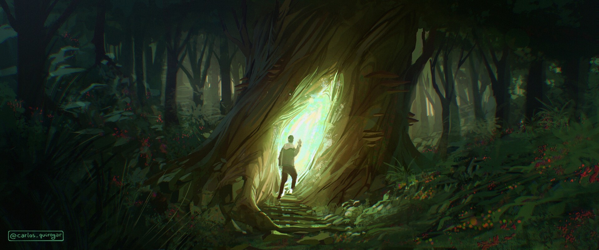 ArtStation - Wood portal