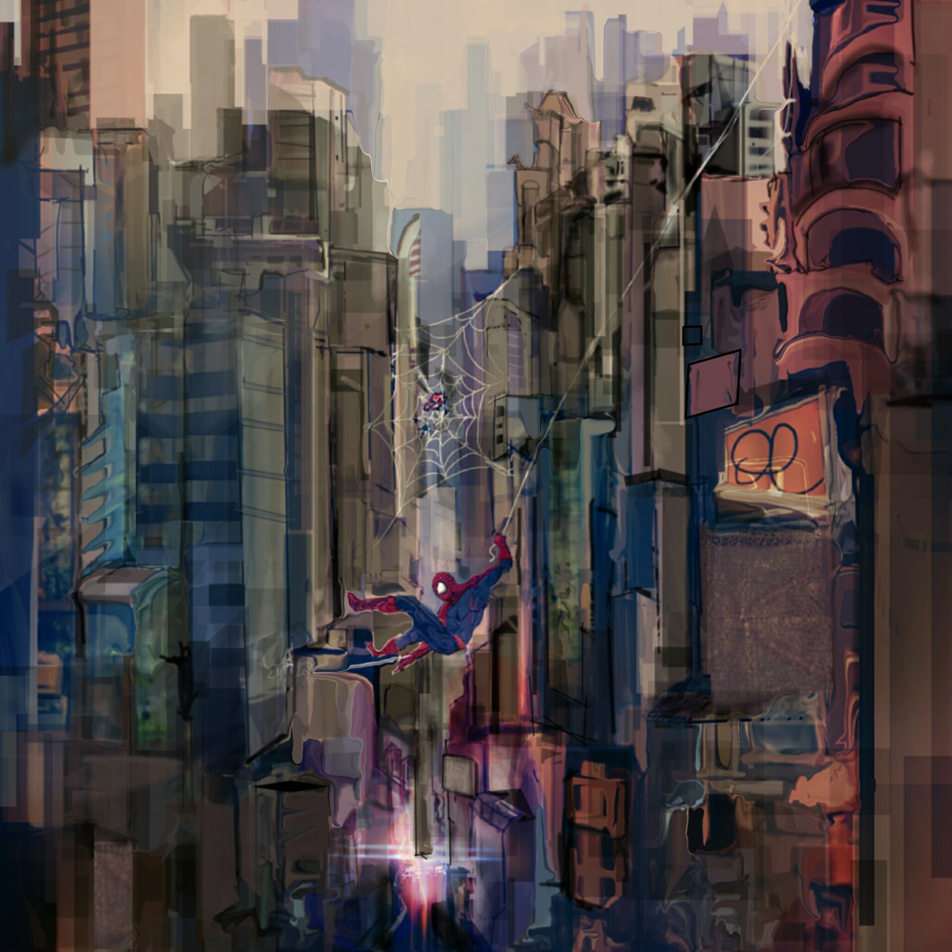 ArtStation - Spider-man downtown