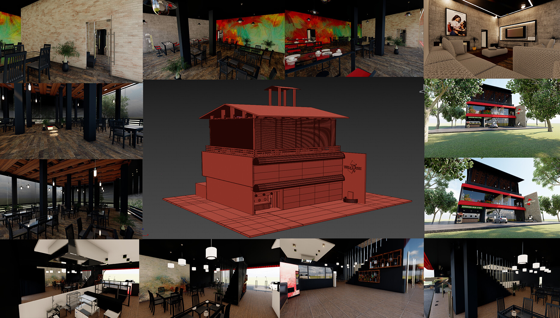 ArtStation - Restaurant Design