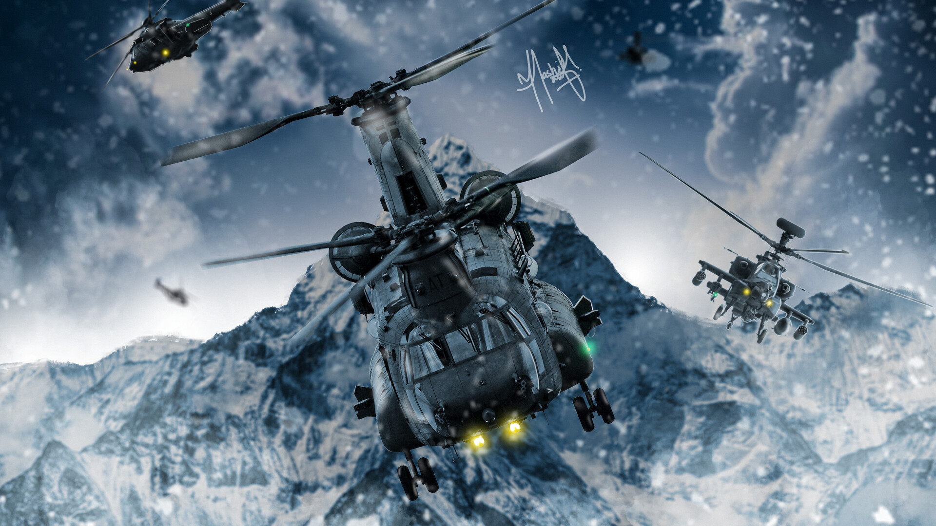 ArtStation - Winter Battlefield 4K