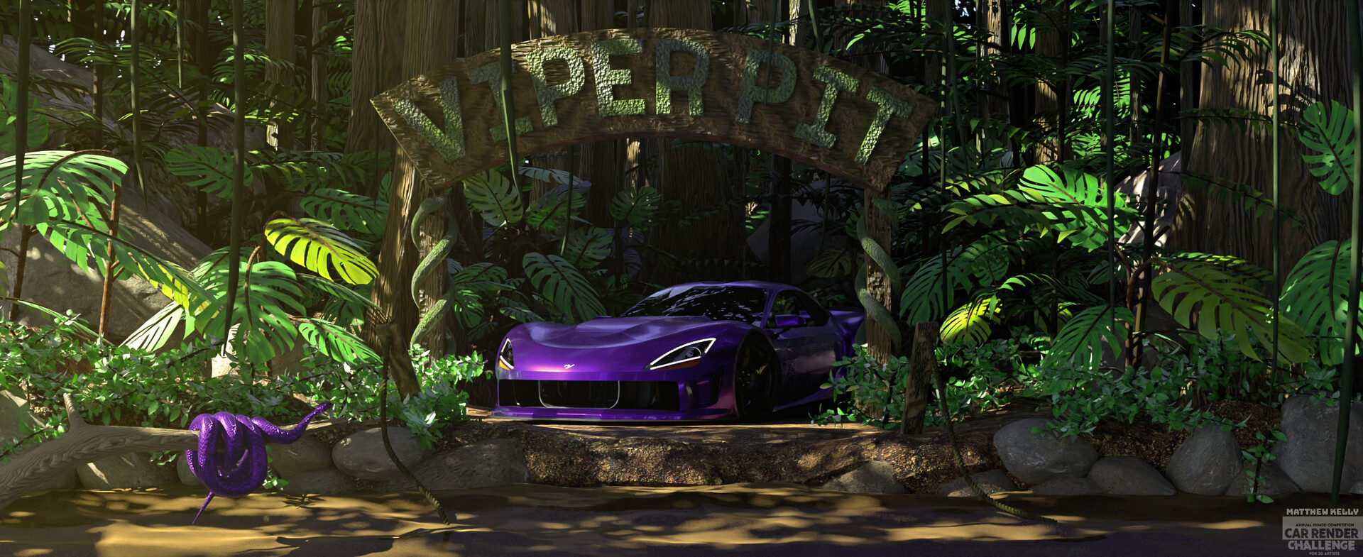 ArtStation - Welcome to the pit | Hum3D Render challenge