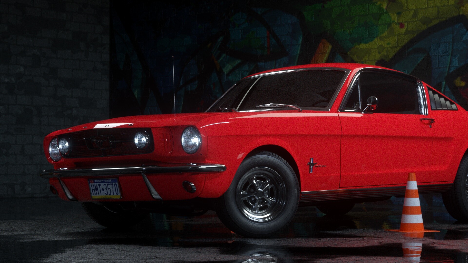 ArtStation - Ford Mustang 1st Gen