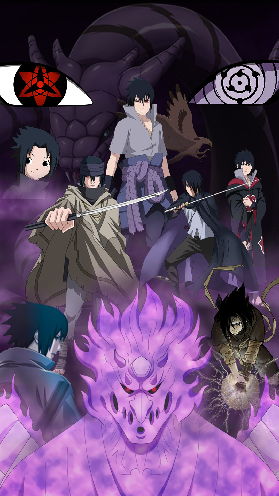 sasuke evolution wallpaper