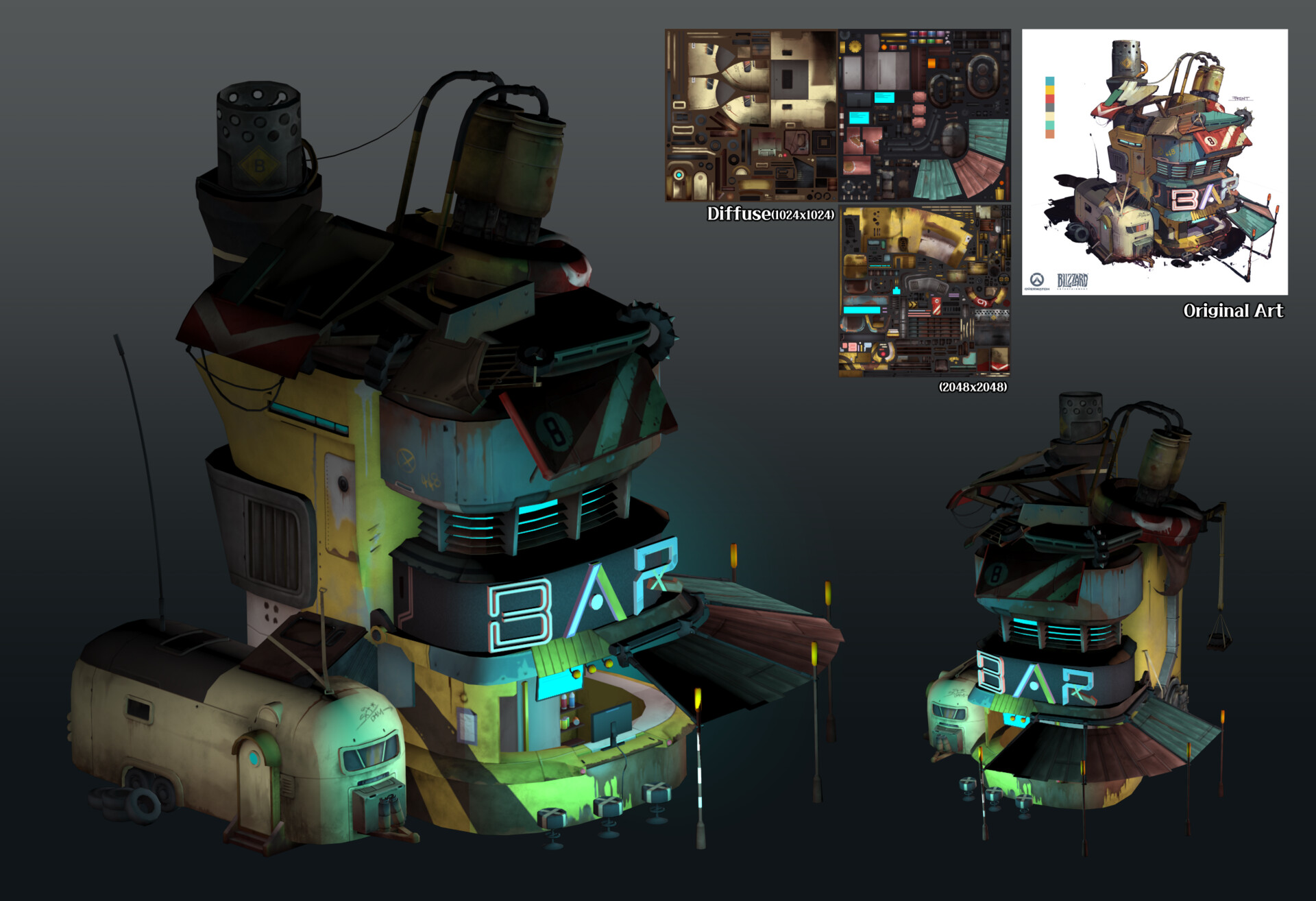 ArtStation - Overwatch - Bar