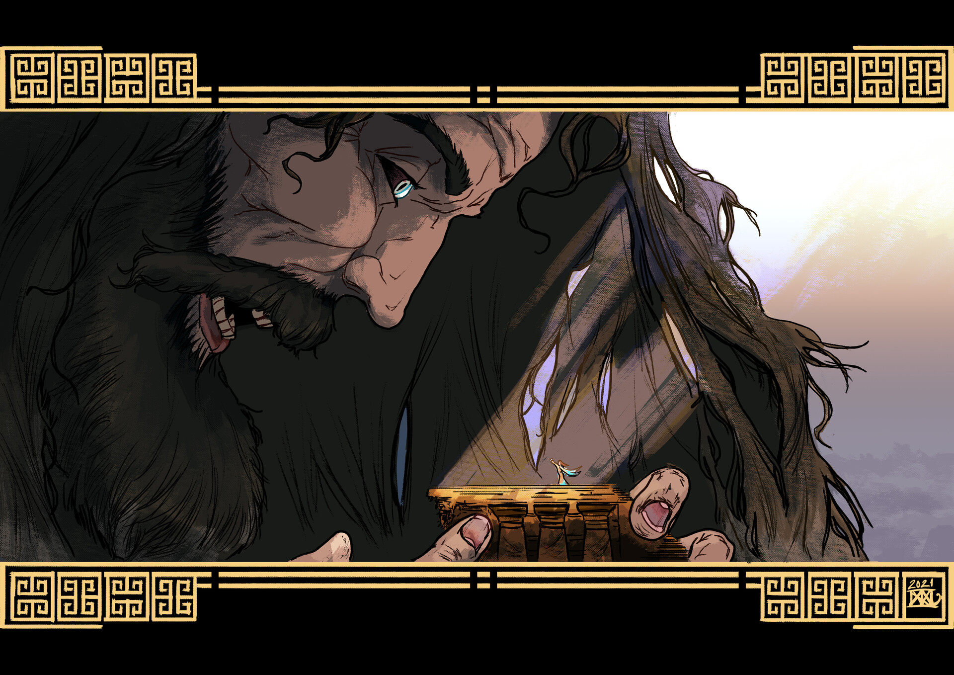 ArtStation - Cronos and Rea