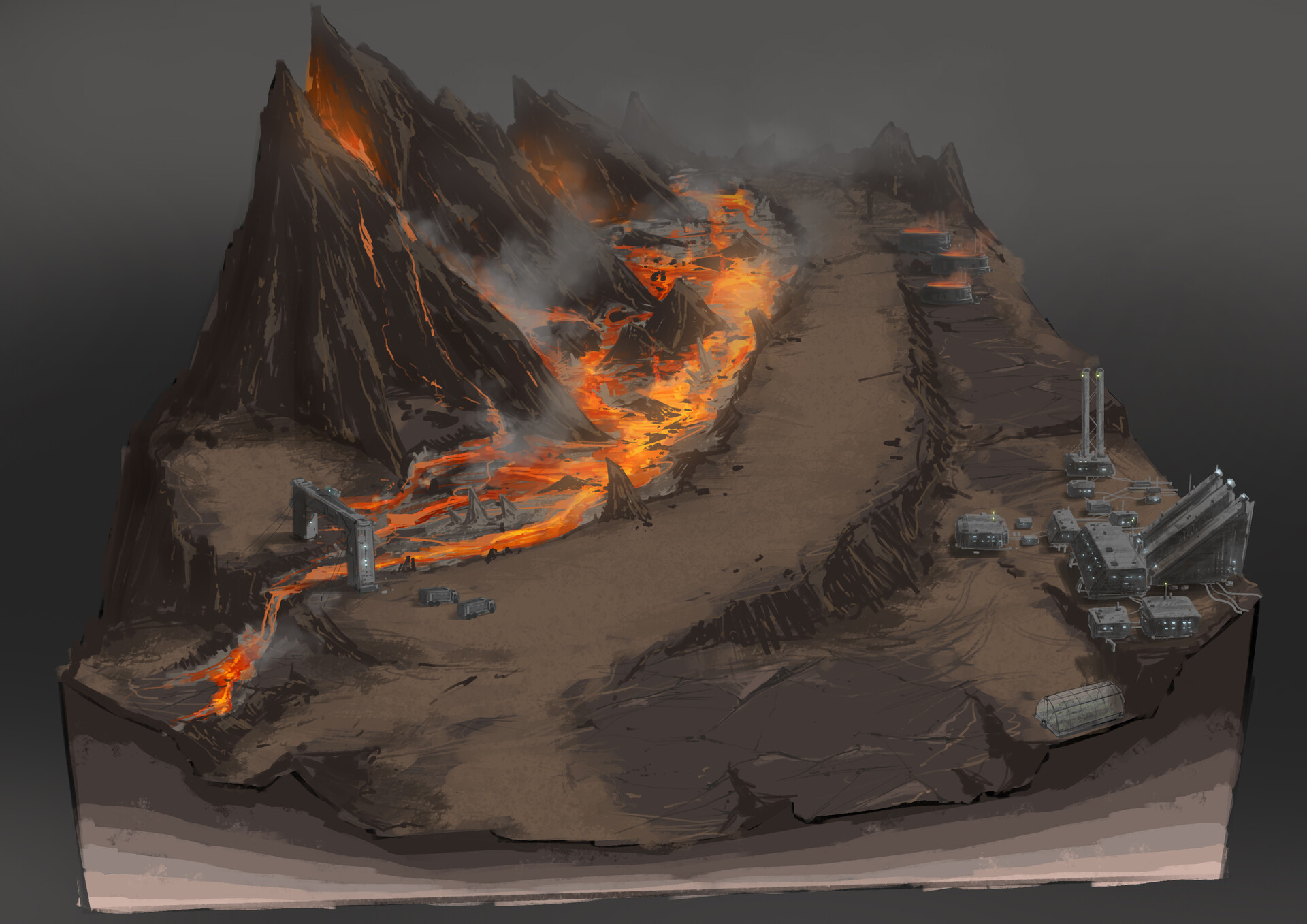 ArtStation - Map design concept