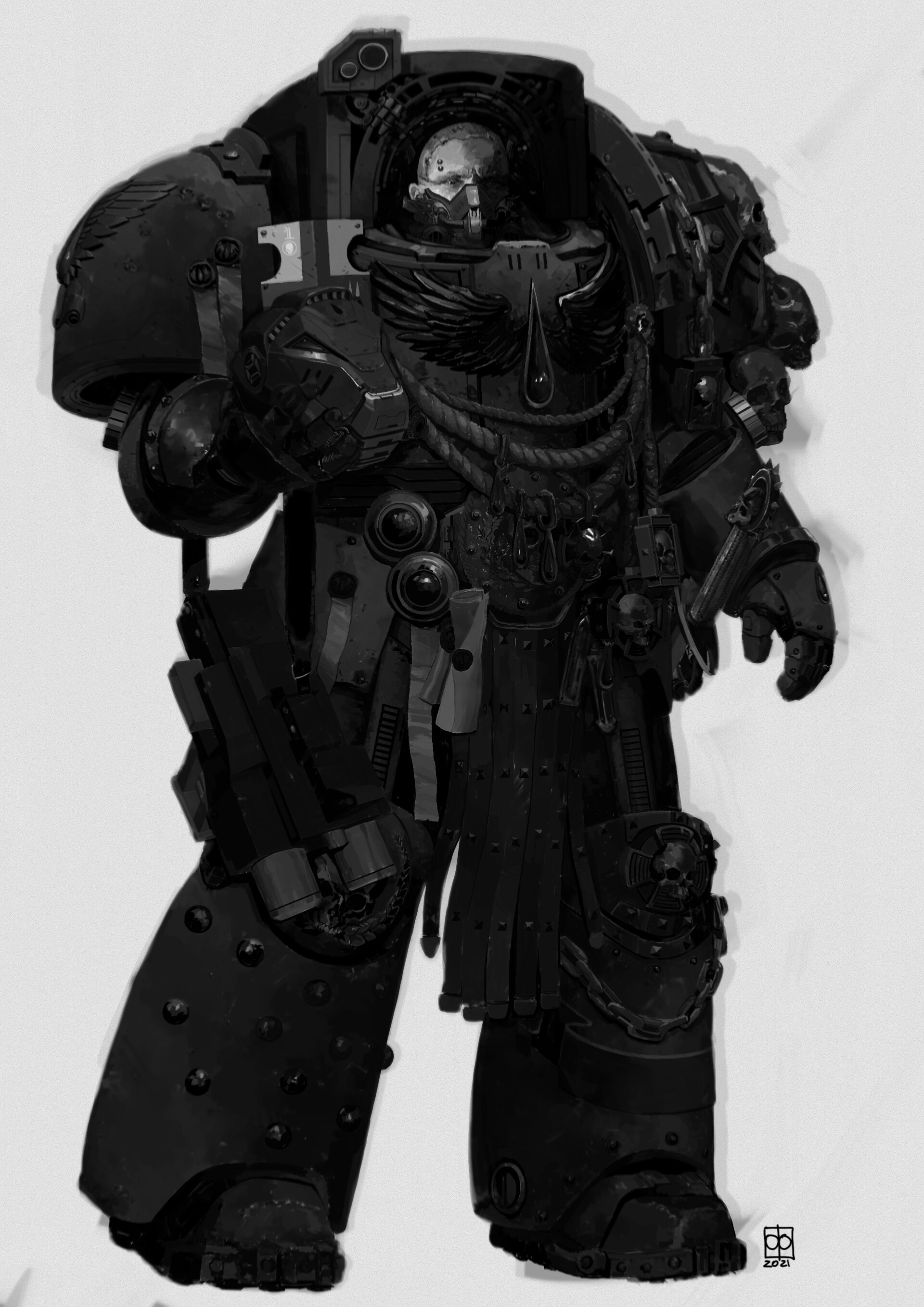 Daniel Irwin - Blood Angel Terminator (Fan Art)