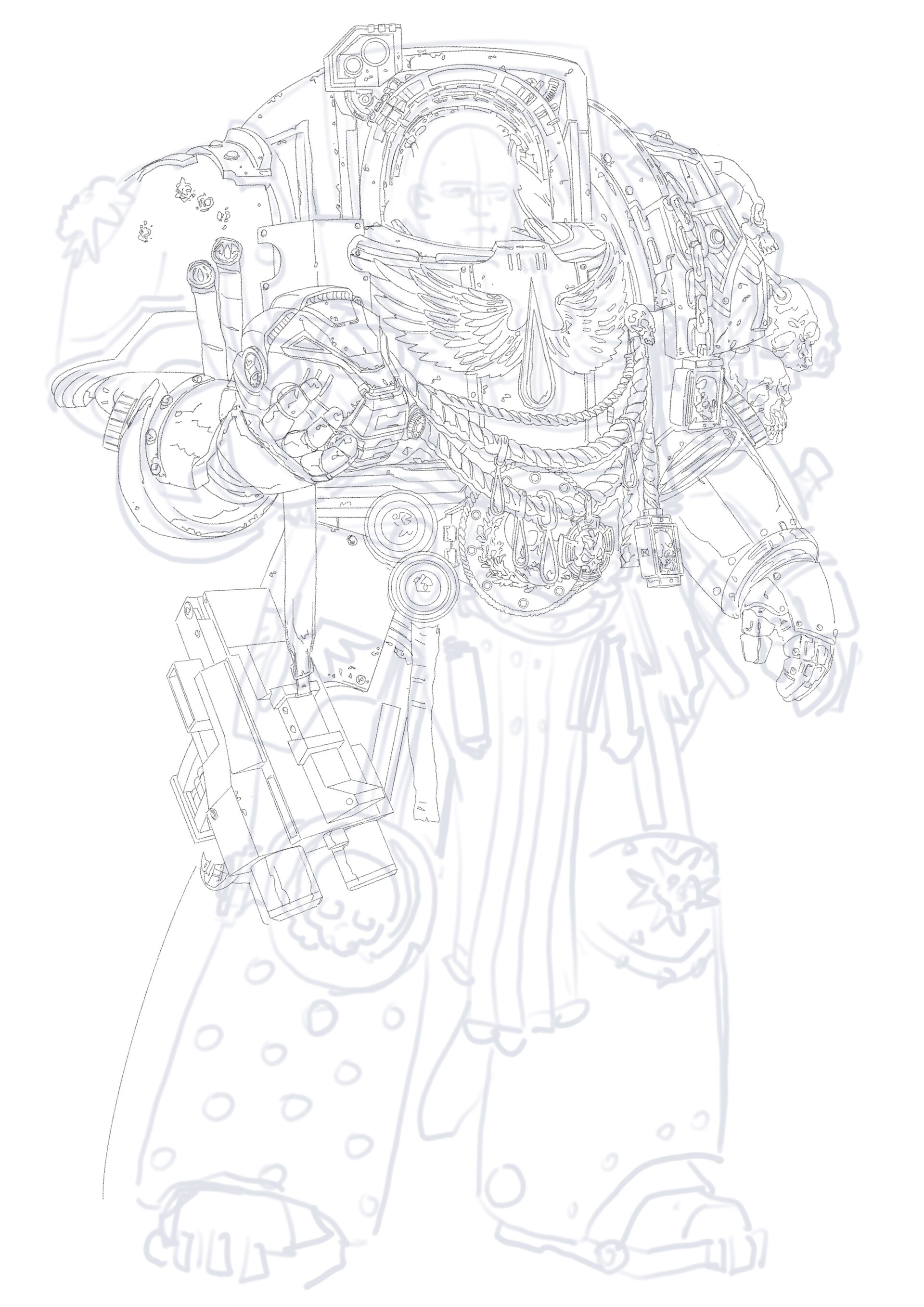 Daniel Irwin - Blood Angel Terminator (Fan Art)