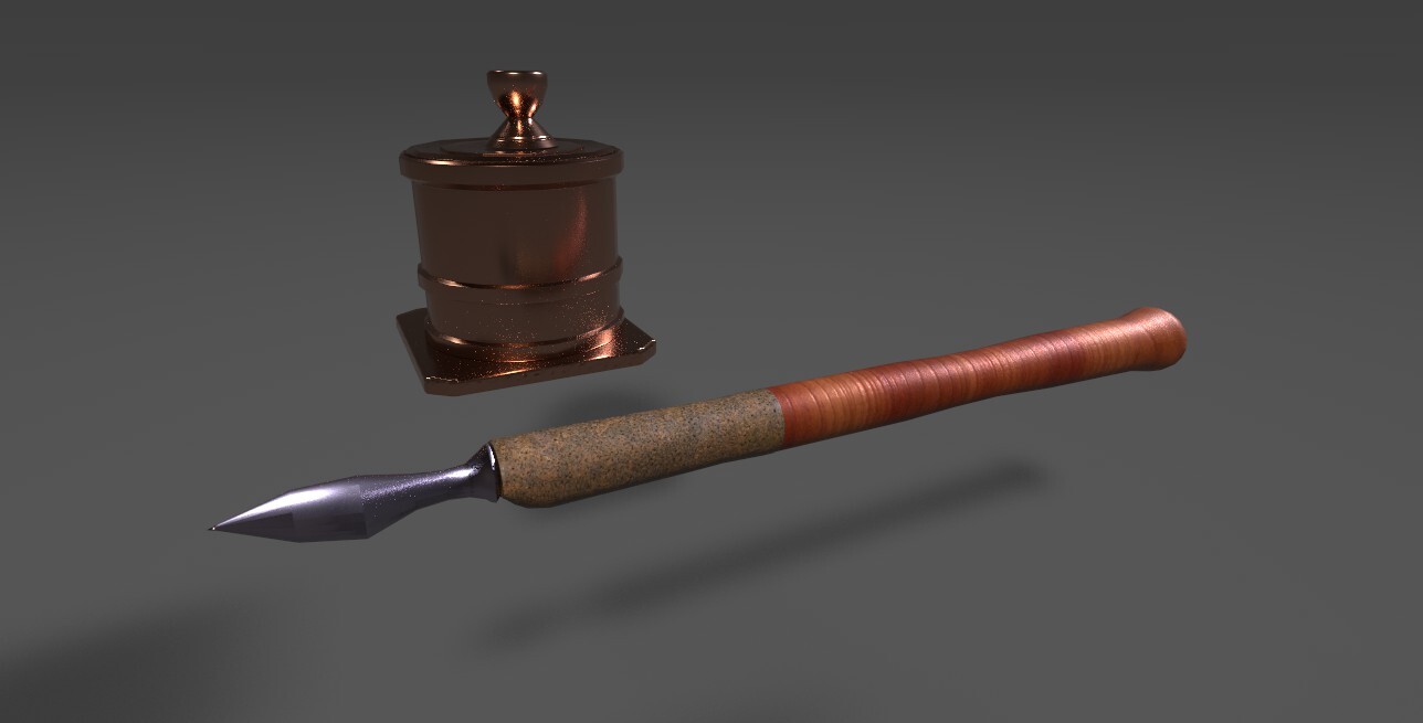 ArtStation - An Inkpen and Ink container