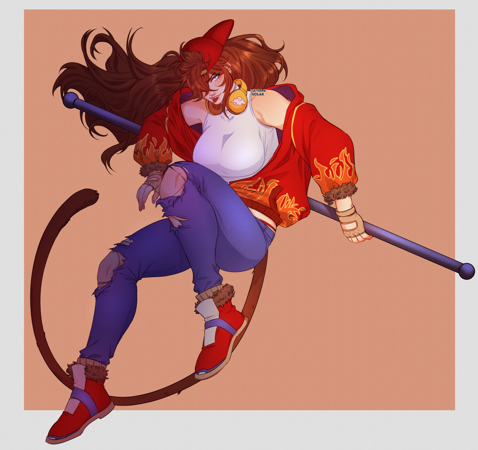 ArtStation - Fanart VTUBER @/ SunkenjiVT - Fem Version