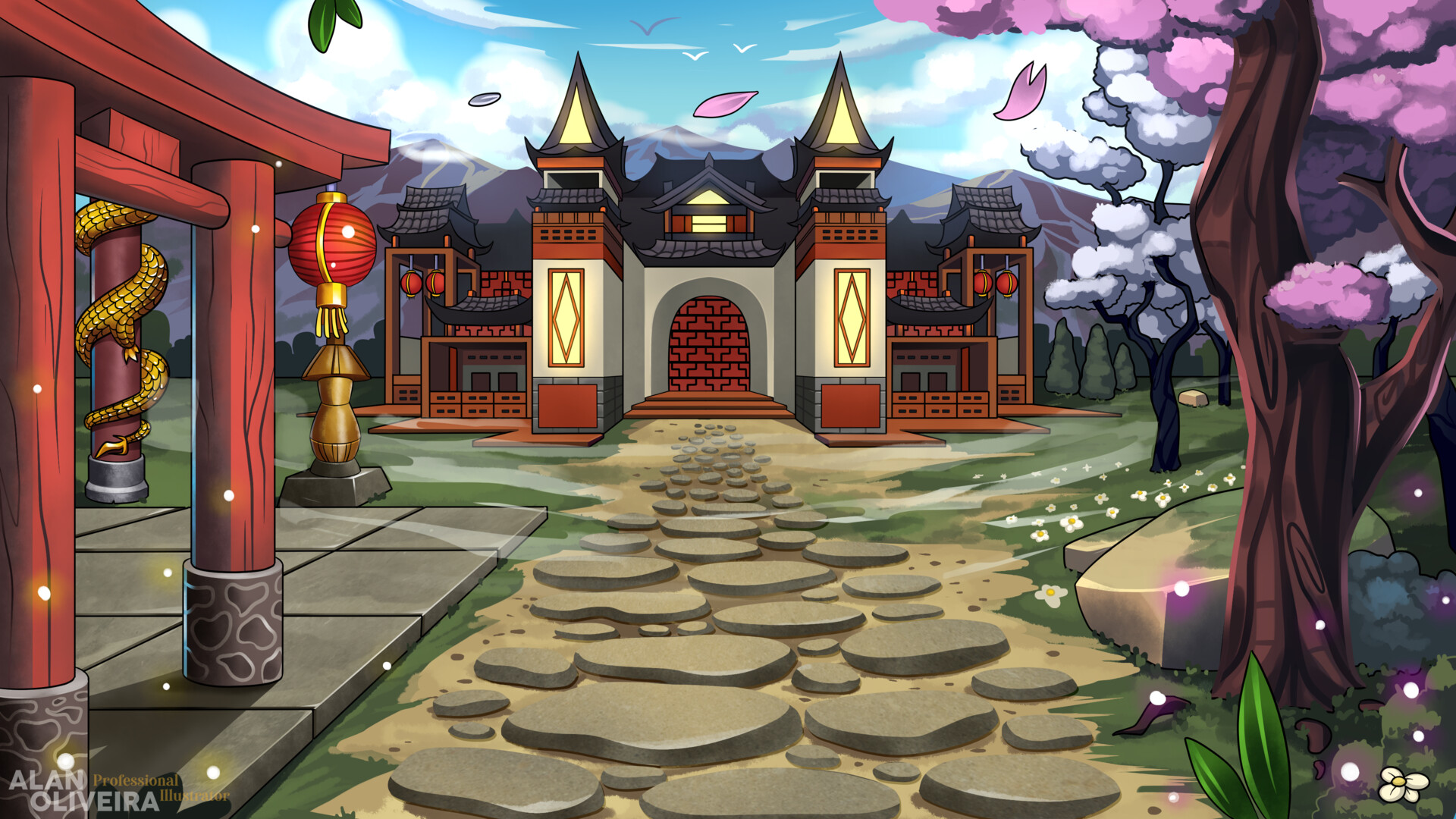 ArtStation - Chinese Scenery Wallpaper