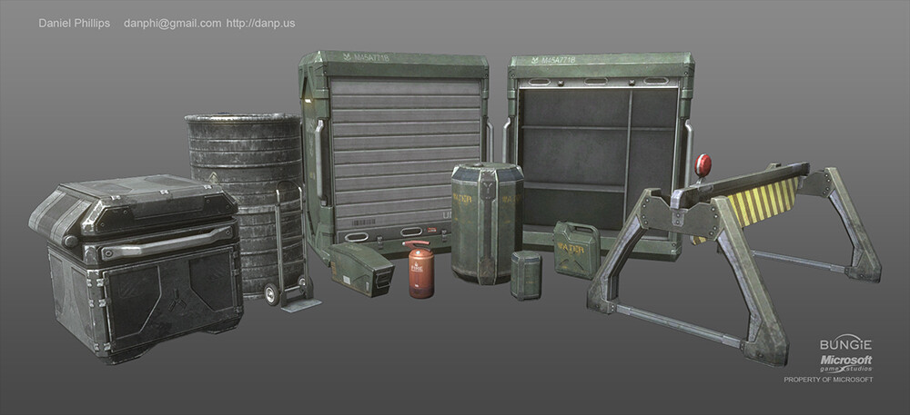 ArtStation - Halo Reach Props