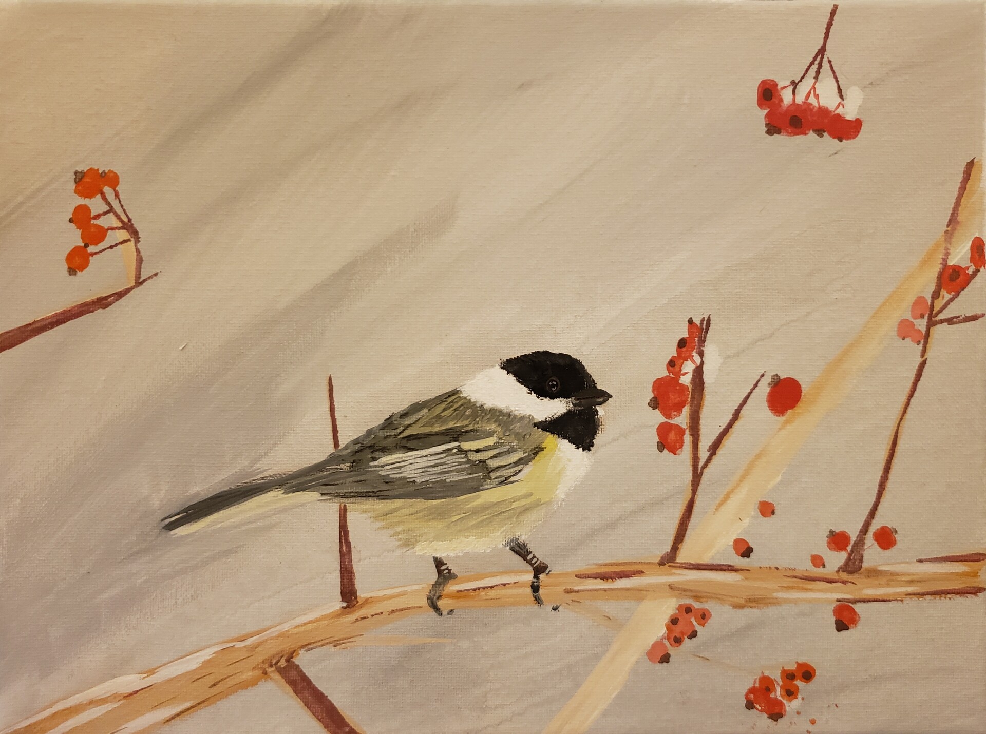 ArtStation - Black Capped Chickadee