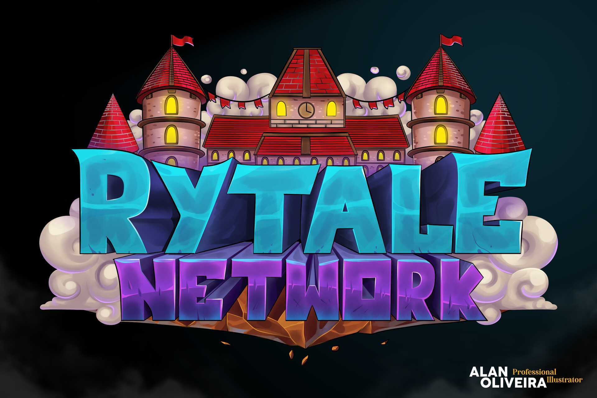 ArtStation - Game Server Logo