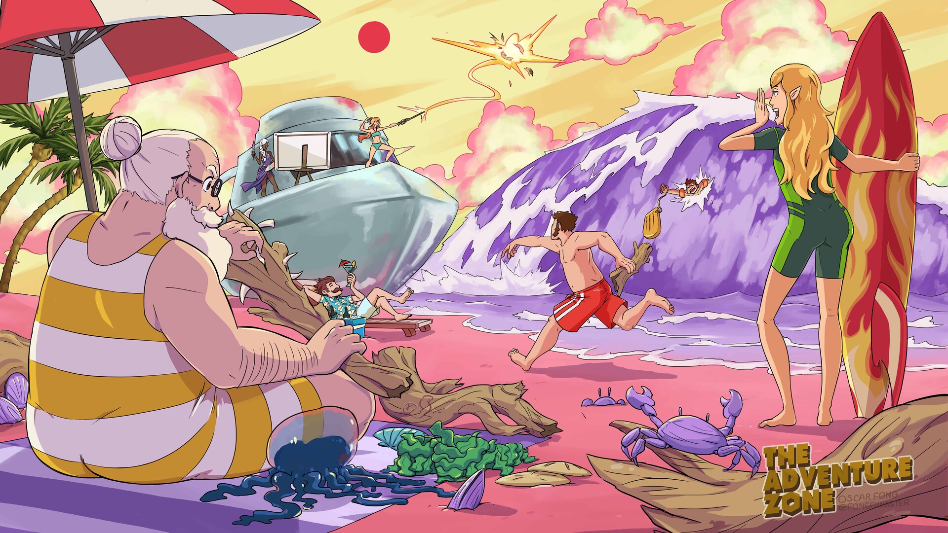 ArtStation - TAZ- Balance, Beach episode