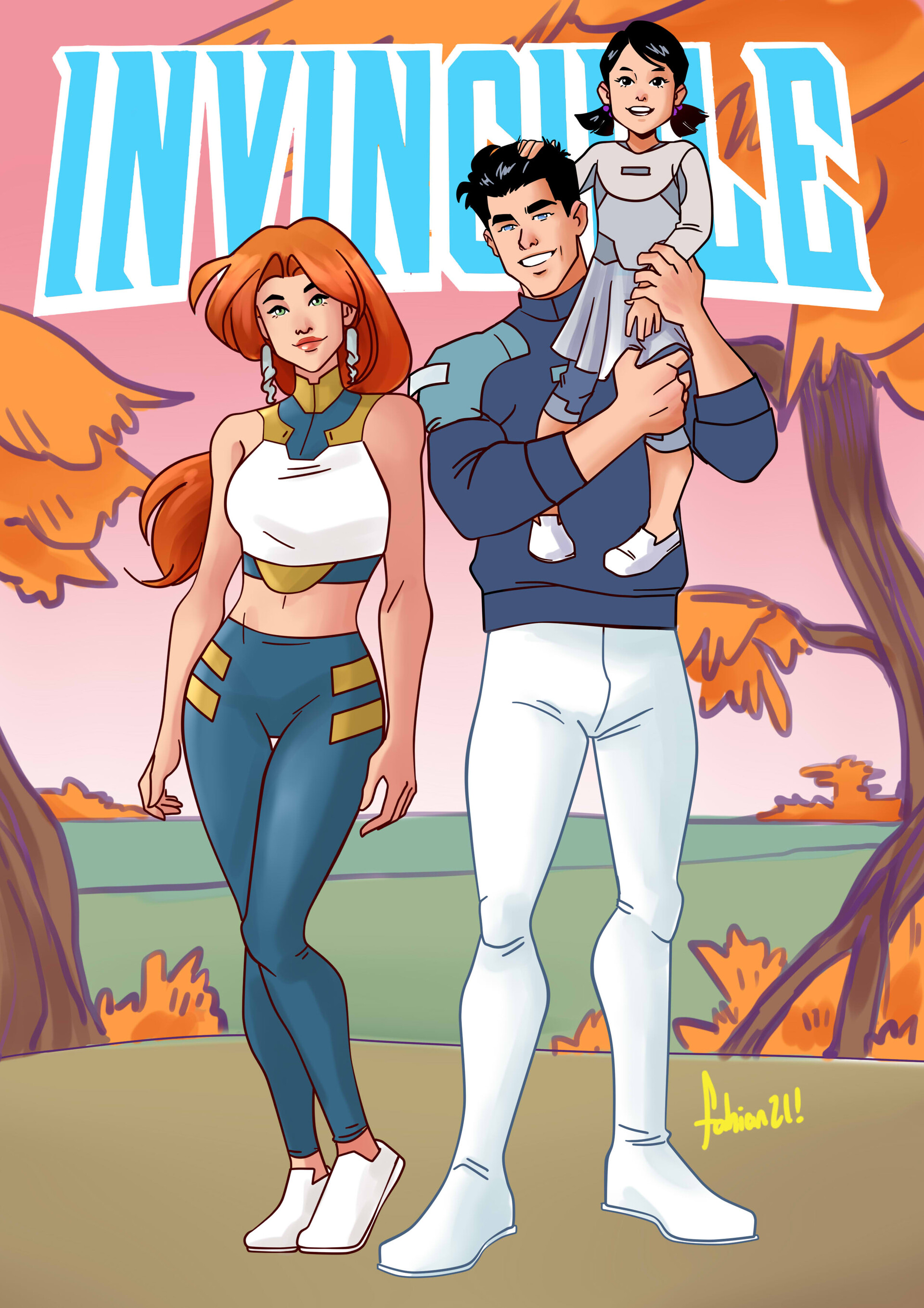 ArtStation - Grayson Family fanart -Telescria-