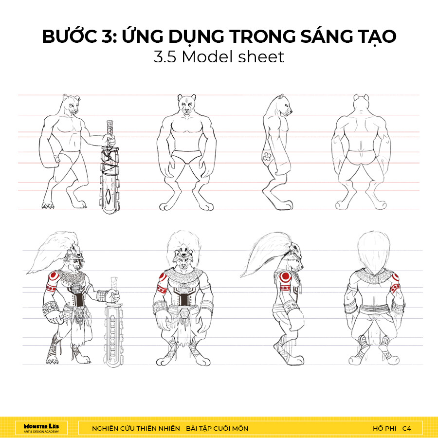 academy.monsterlab - Kinich Paw - Exercise in Nature Sketching subject