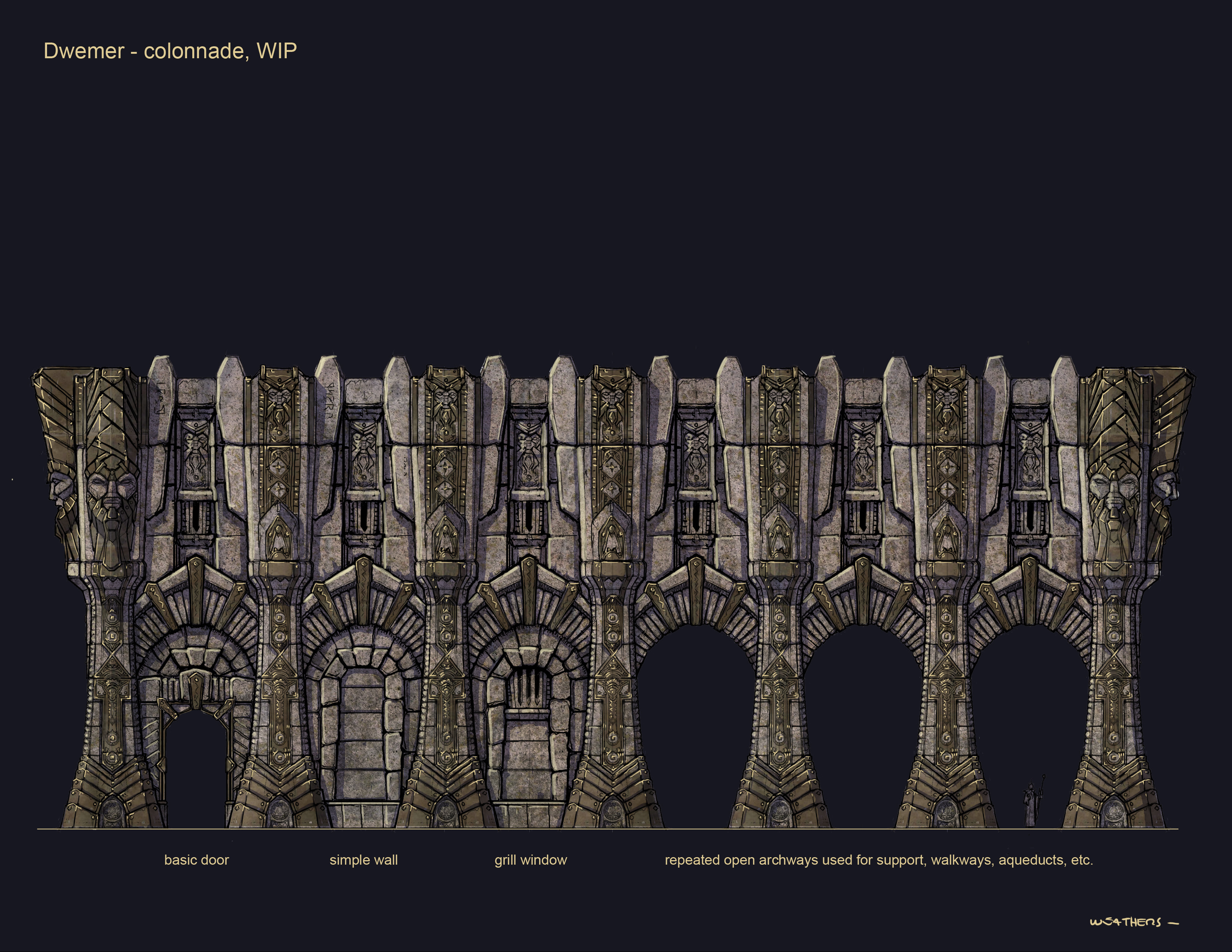 Mathew Weathers - Unused Dwemer Concept, ESO