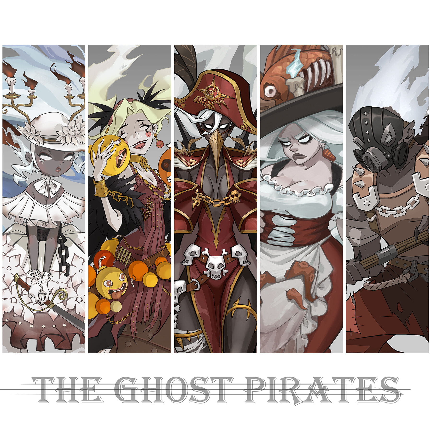 ArtStation - Ghost pirates of the Sea of Mist