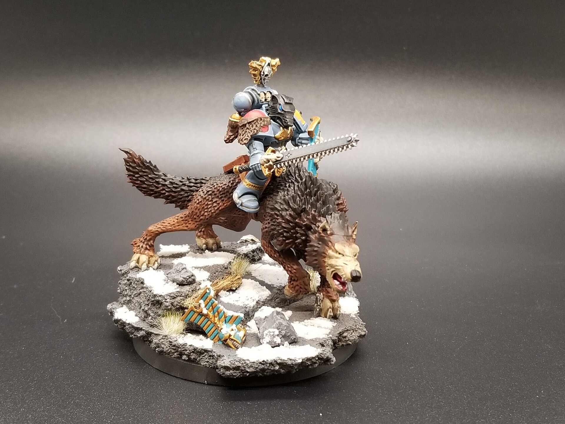 ArtStation - Wolf Lord on Thunderwolf