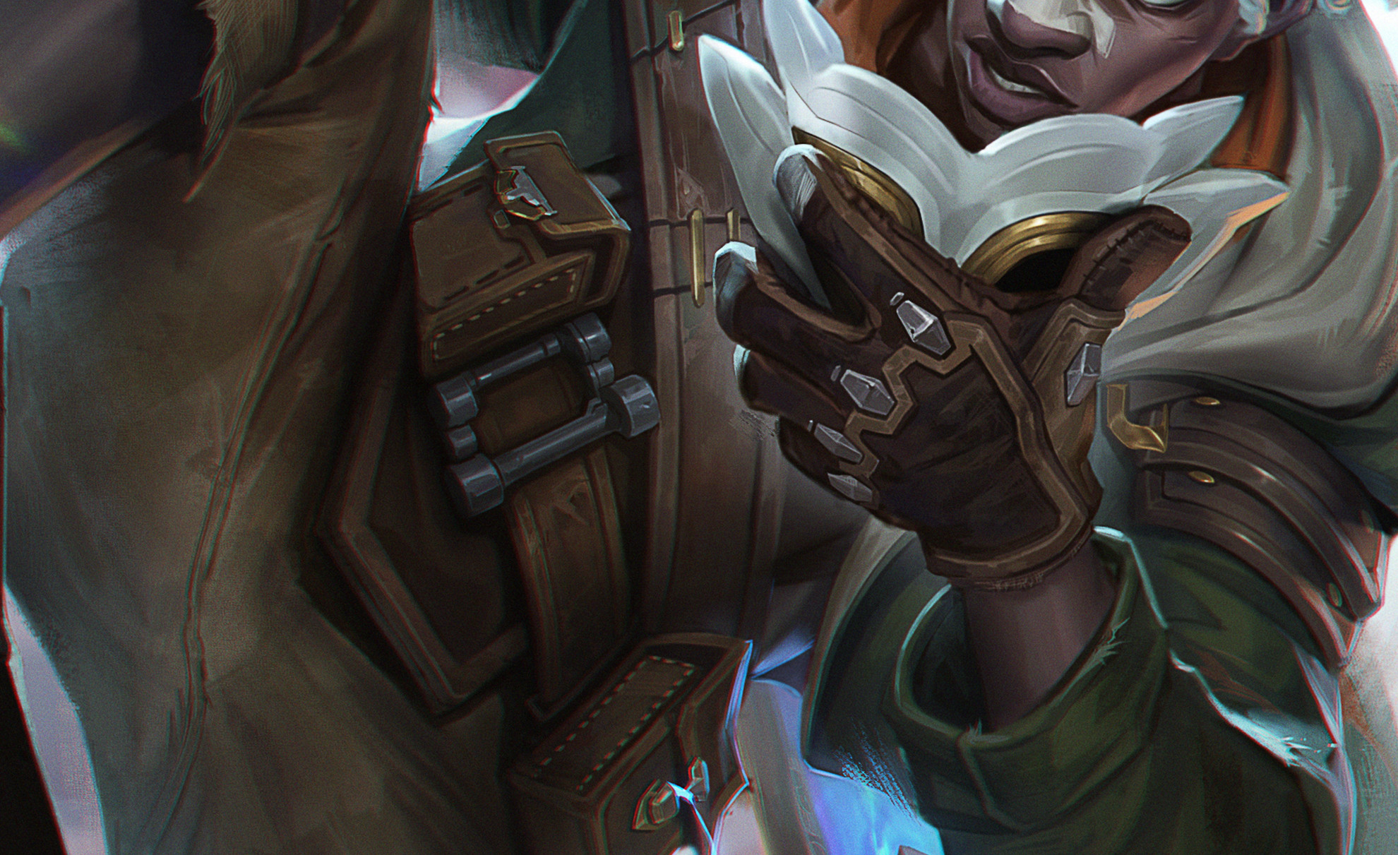 Chengwei Pan - (Arcane)FireLight Ekko splash for League of Lengends