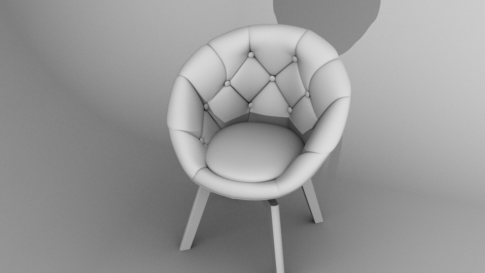 3d siddharth - Round Chair Modeling