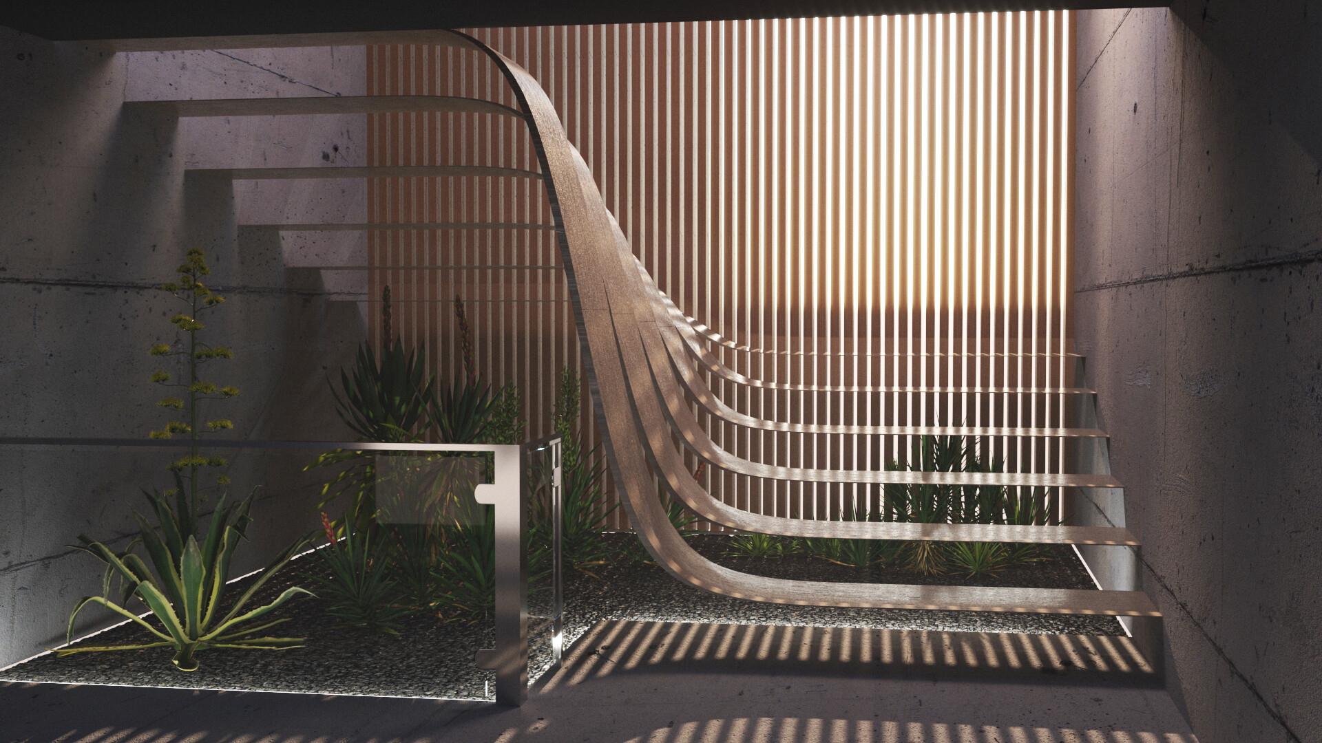 ArtStation - Trippy Staircase