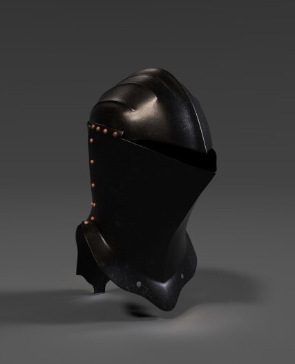 ArtStation - Frog-mouth helm