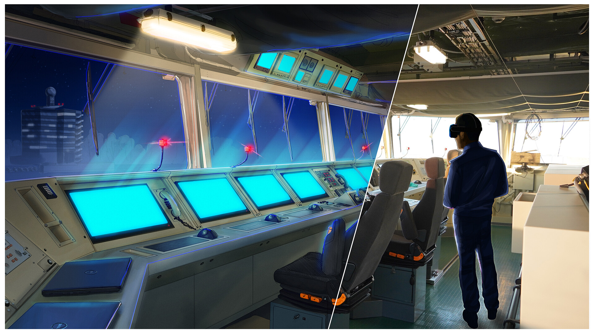 ArtStation - Concept Art Full Warship Training