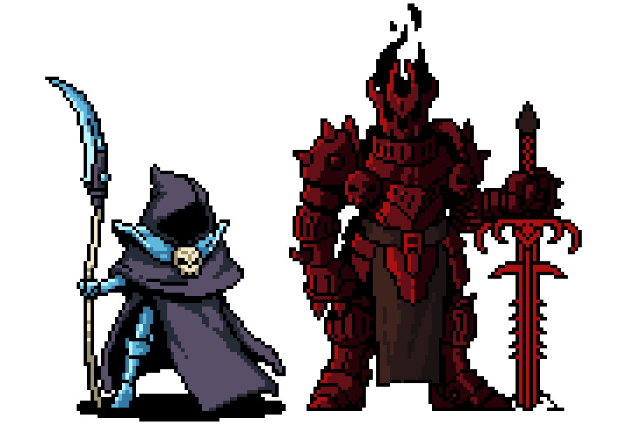 ArtStation - Miscellaneous Fantasy Characters - Pixel Art