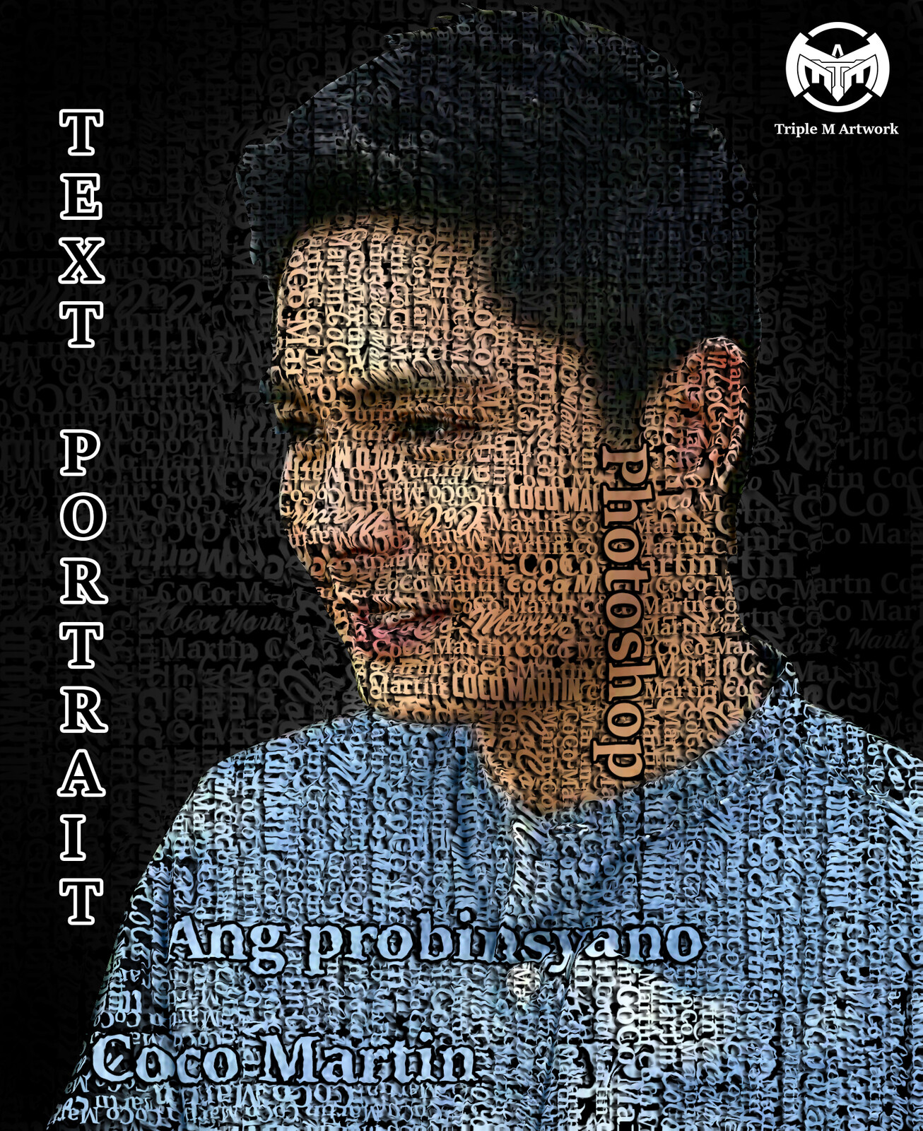 Manes Meneses - Coco Text Portrait