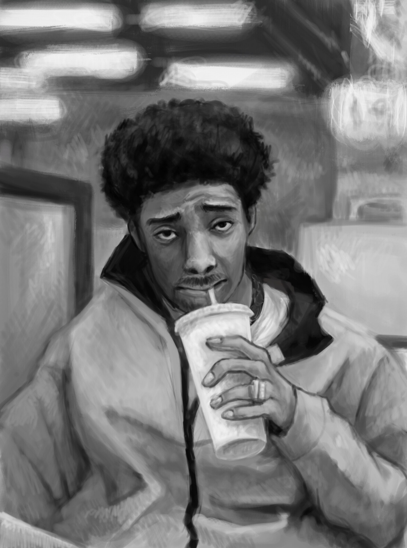 ArtStation - B&W Practice