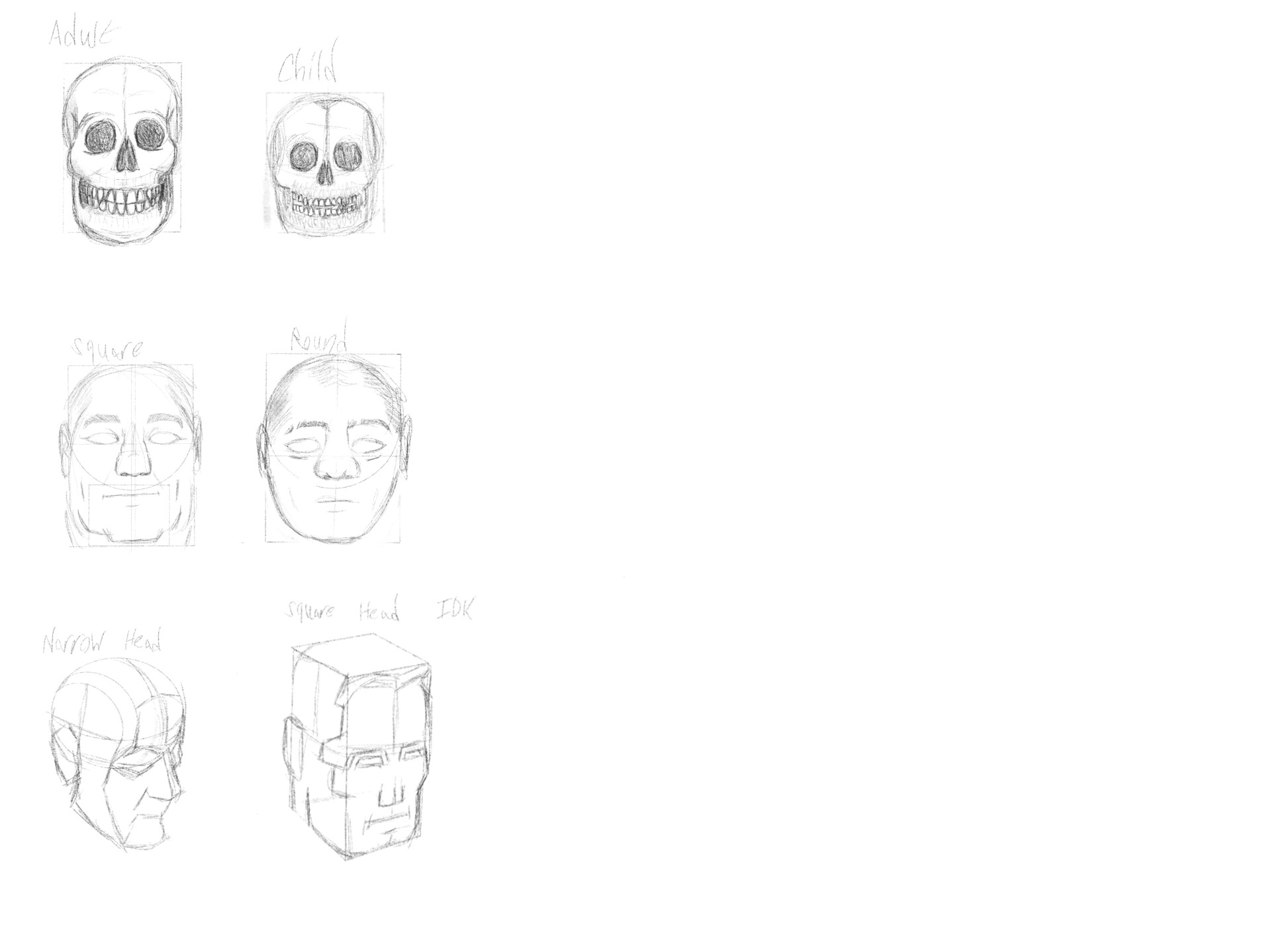 ArtStation - Memorizing Facial Proportions