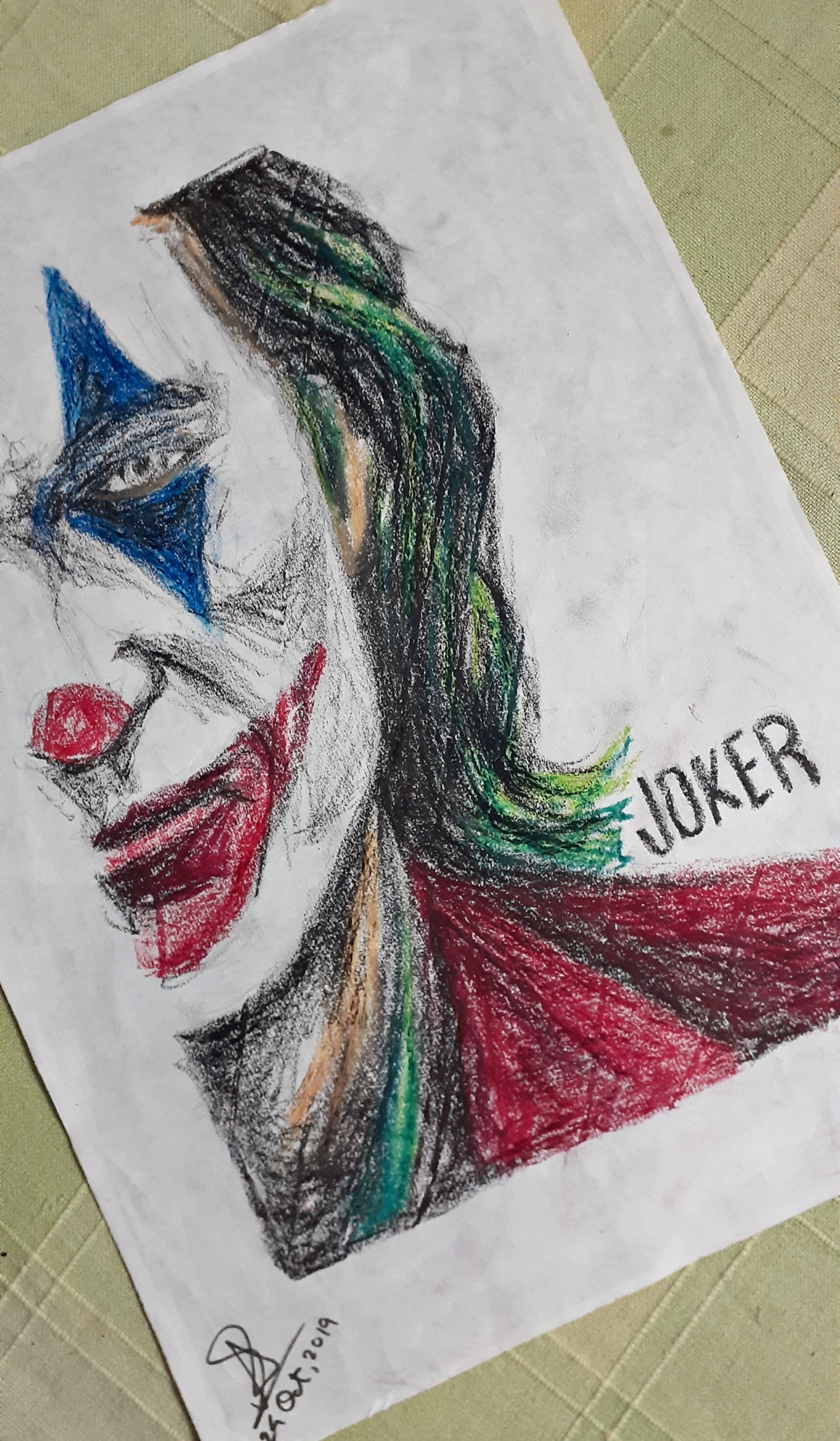 how to draw joker 2019