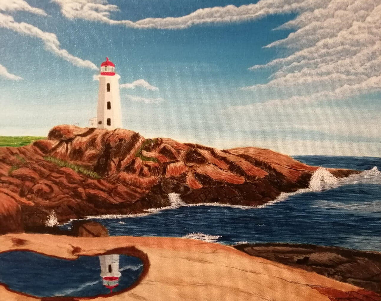 ArtStation - Lighthouse by the Rocks