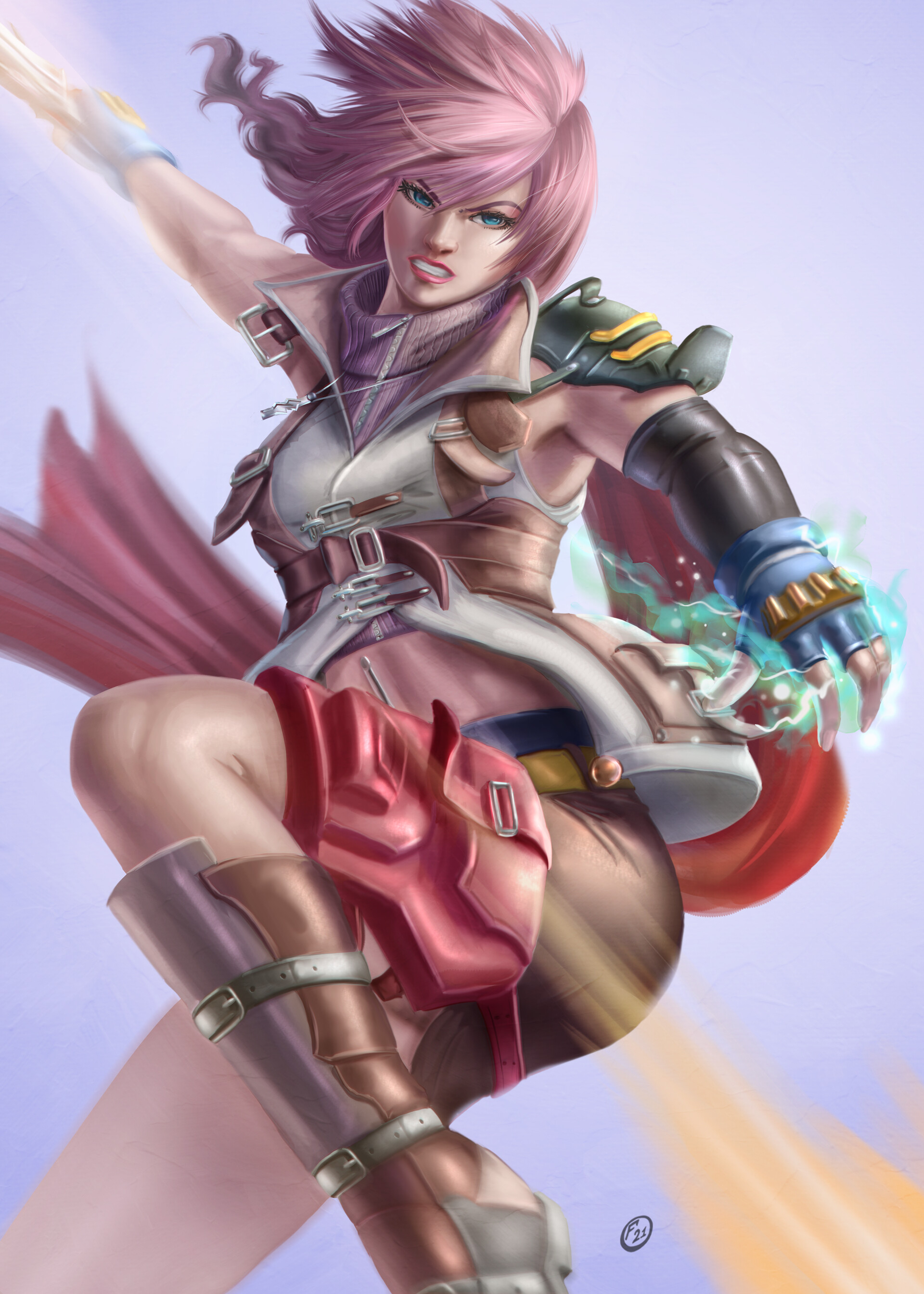 ArtStation - Lightning Farron FFXIII Concept Art