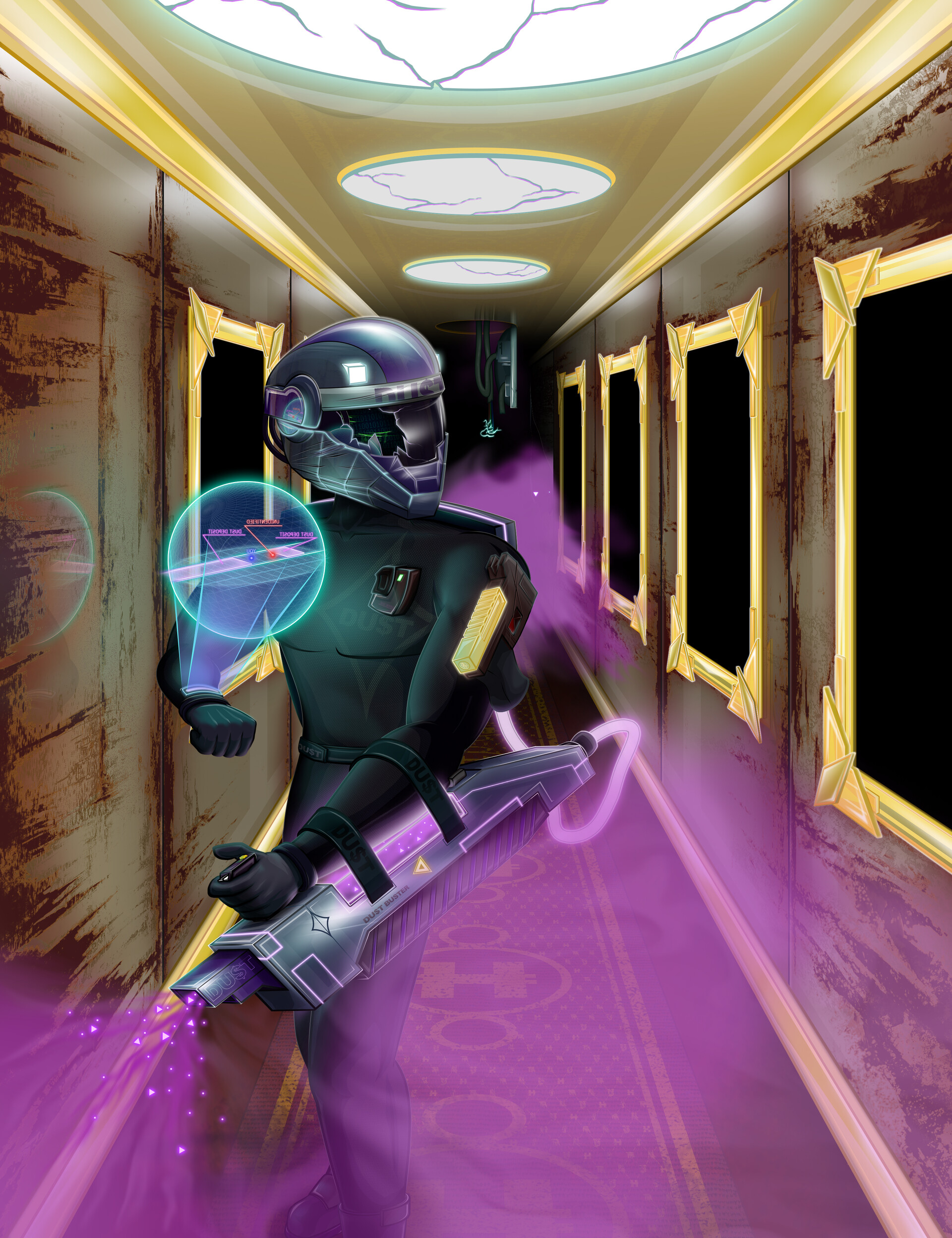 ArtStation - Dust Buster NFT design