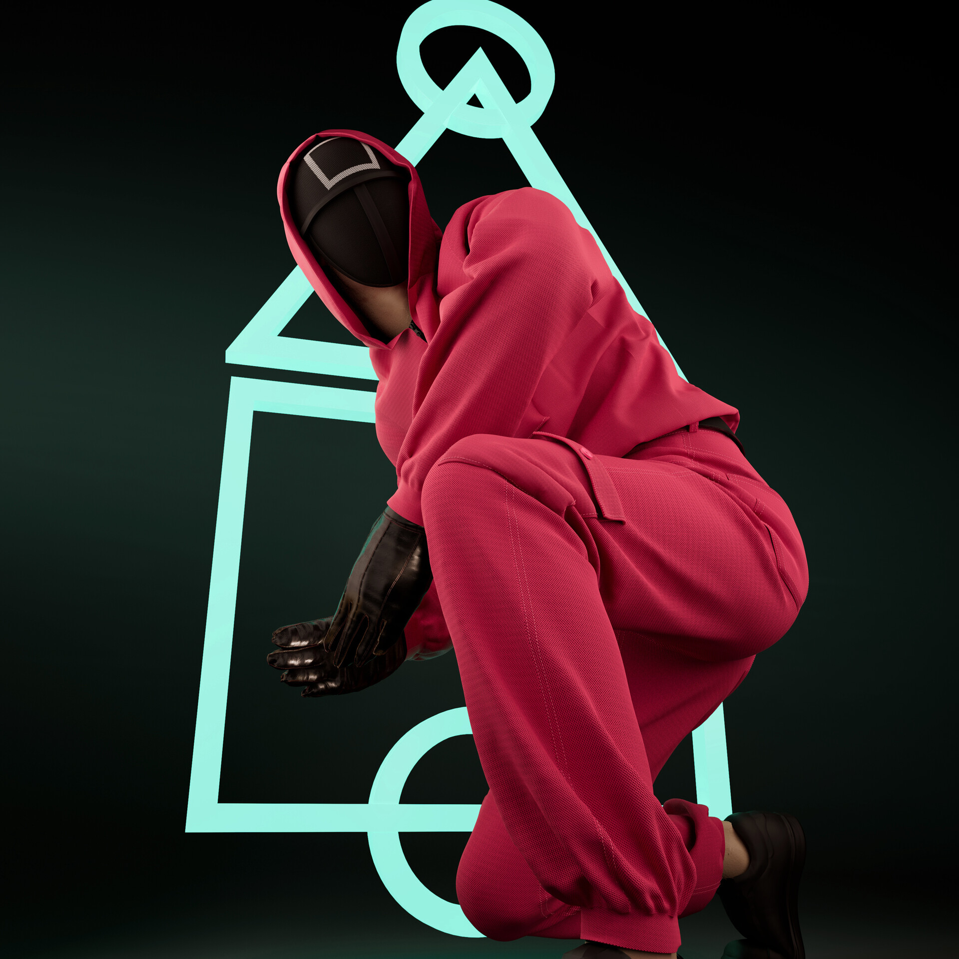 ArtStation - SQUID GAME PINK SUIT