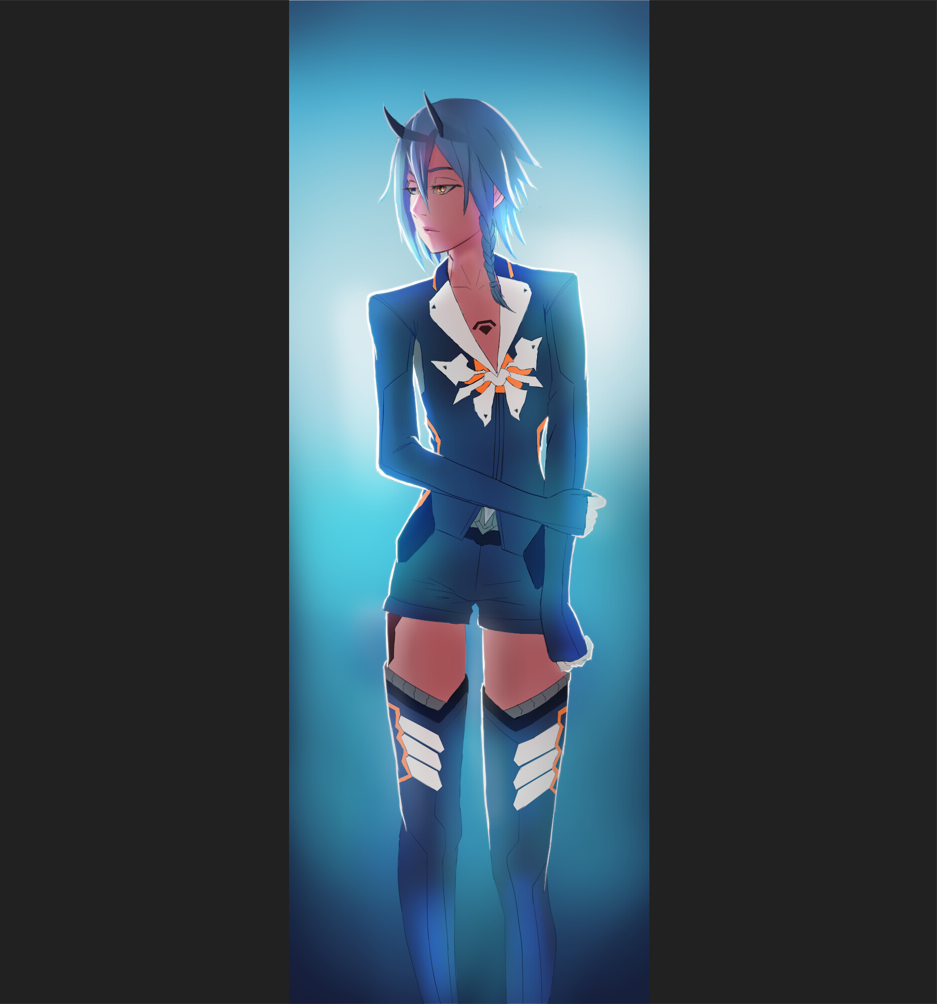 ArtStation - PSO2 Io fan art