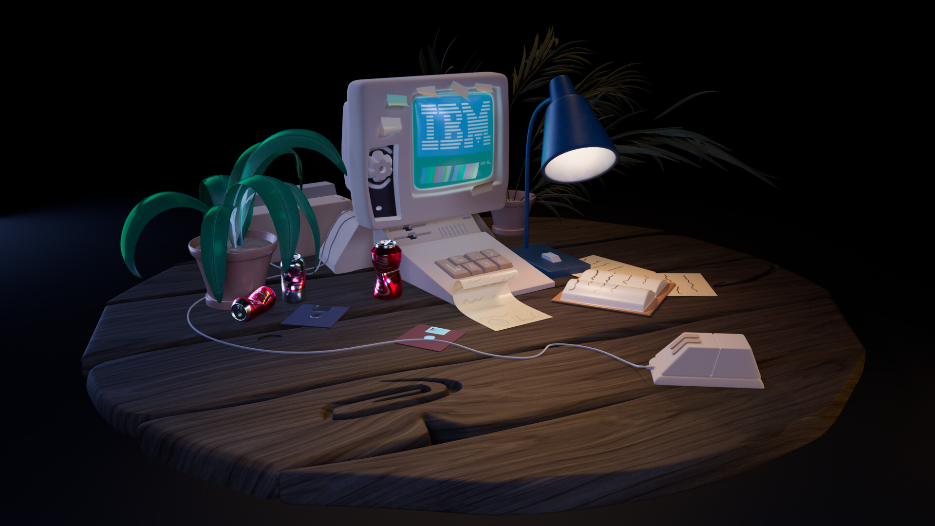 Kenny Mok - Stylized Desk