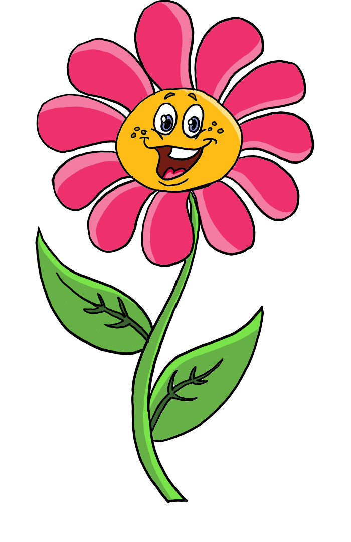 ArtStation - flower cartoon