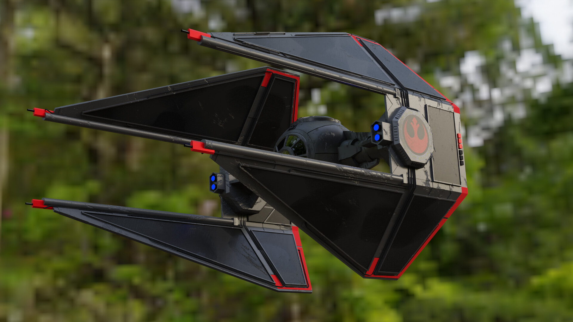 ArtStation - TI/E Interceptor Re-Texture