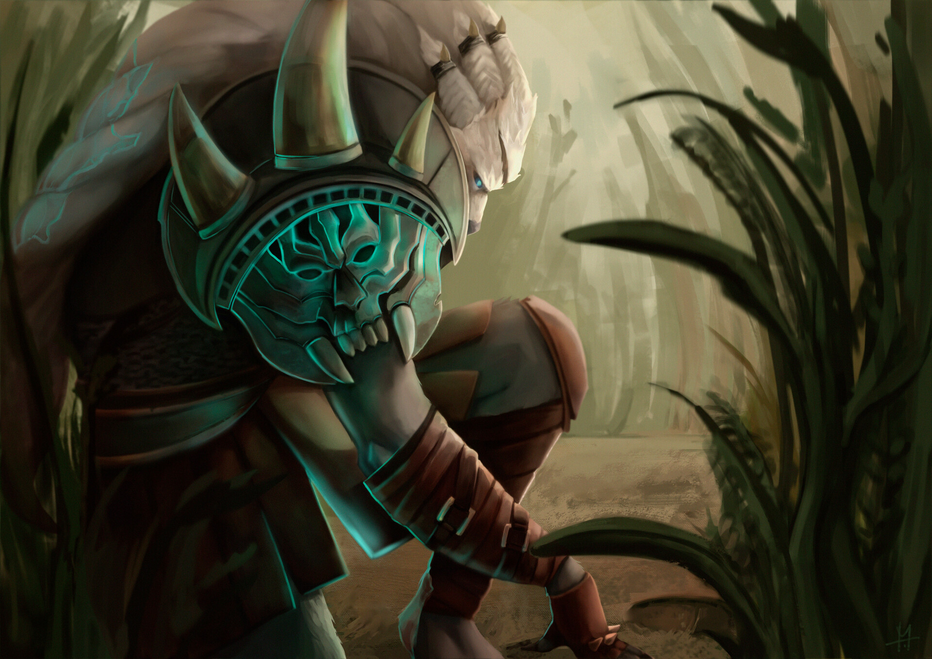 ArtStation - Rengar fanart, League of Legends